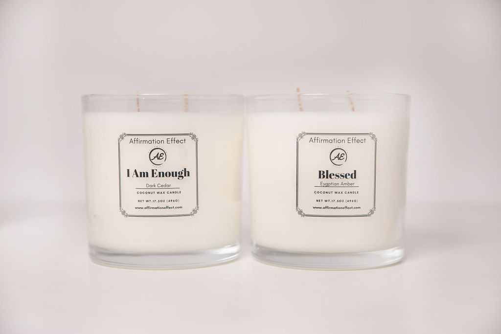 Woodsy And Earthy Scent Candles – Affirmation Effect